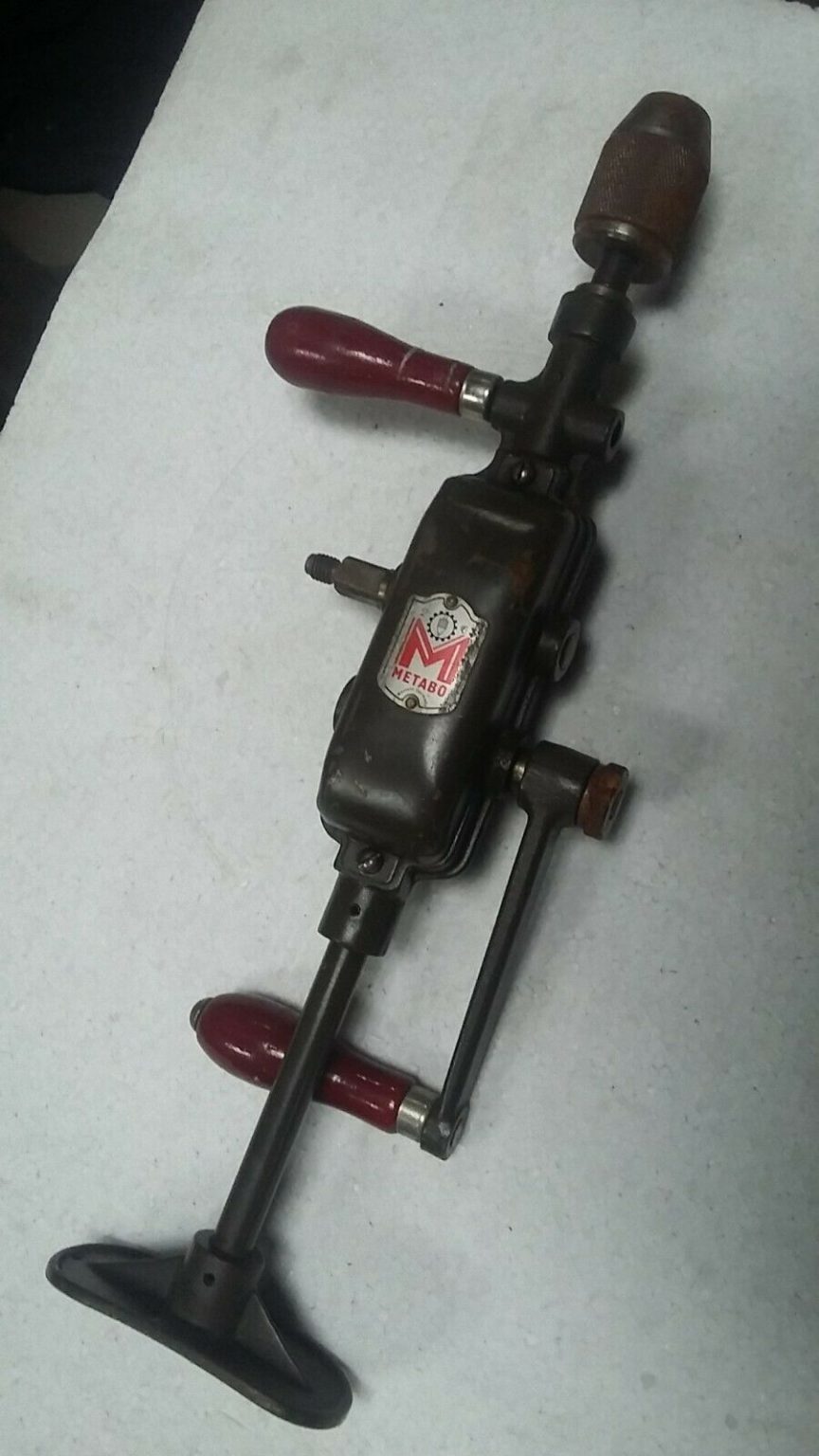 1 x Bohrmaschine METABO Handbohrmaschine Handbohrer BW Werkzeug Bohrer ...