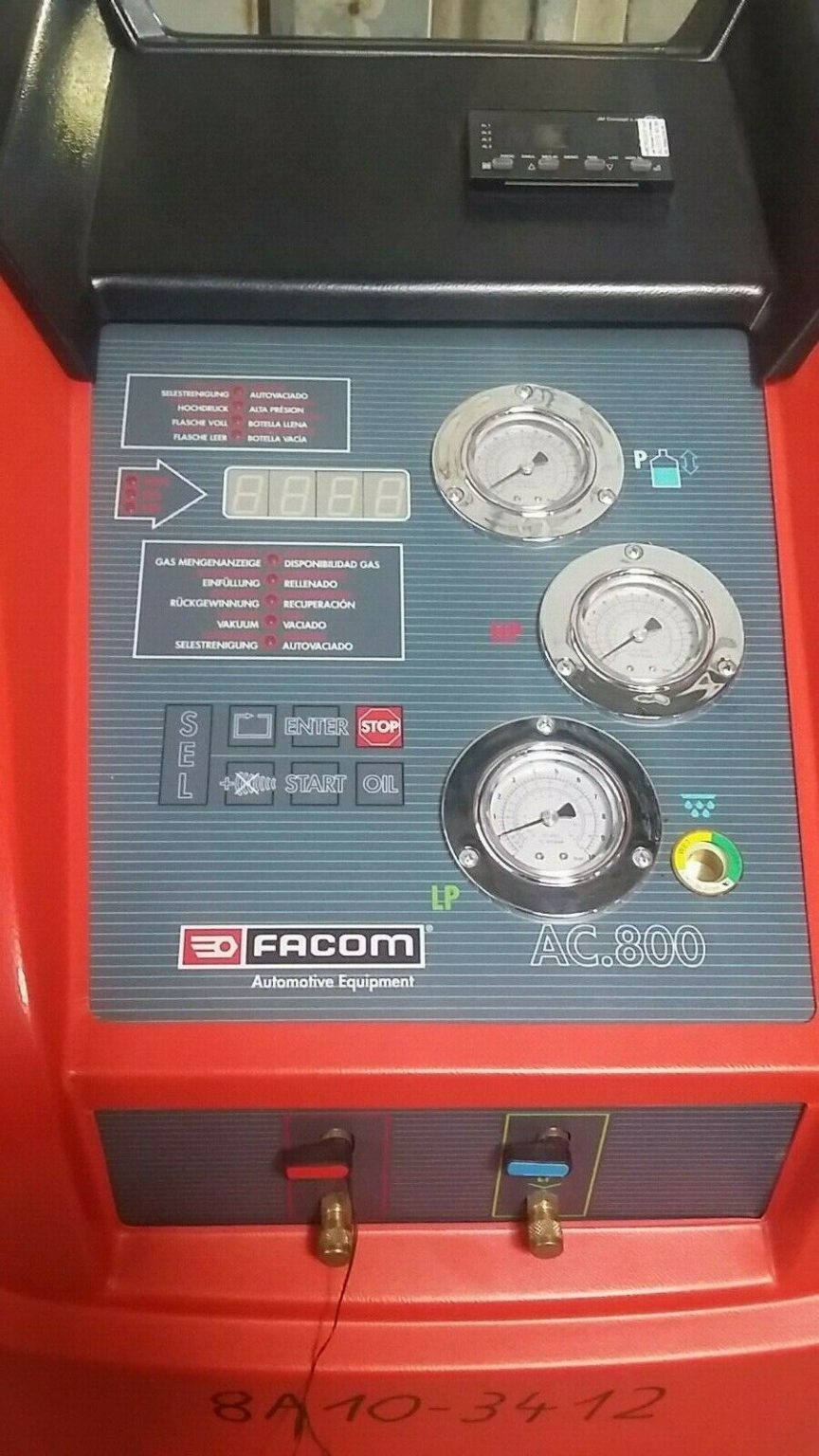 FACOM AC.800 BUS für R134a, Klimaservicegerät Vollautomat Bundeswehr ...