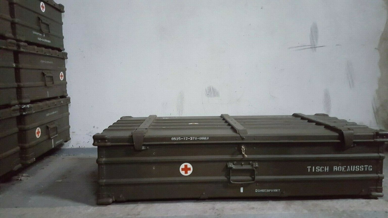 Zarges Transportbox Armee 1,4×0,65×0,32 Army Wolf Offroad 4×4 Dachbox ...